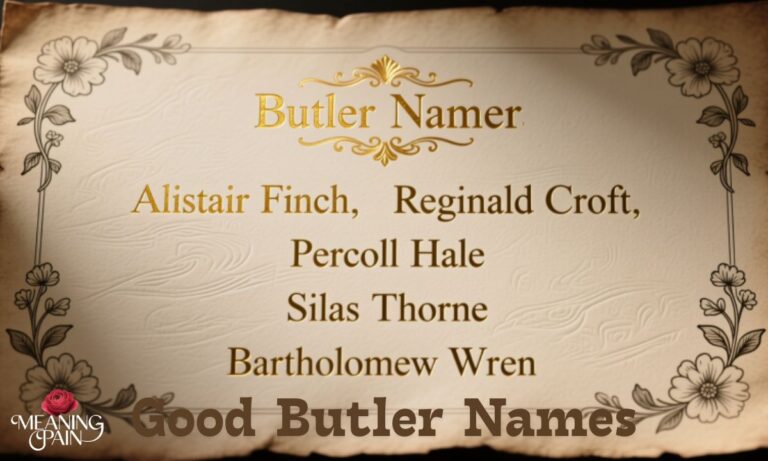 600+ Best Butler Names (Funny, Classic, British, Unique & More)