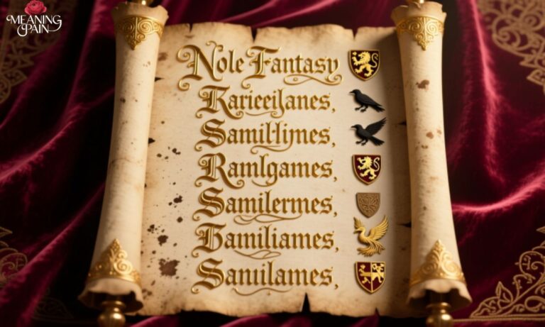 600+ Fantasy Royal Last Names for a Noble & Legendary Touch