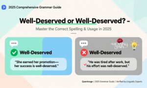 Well Deserved or Well Deserved? Complete Grammar Guide with Examples (2025)
